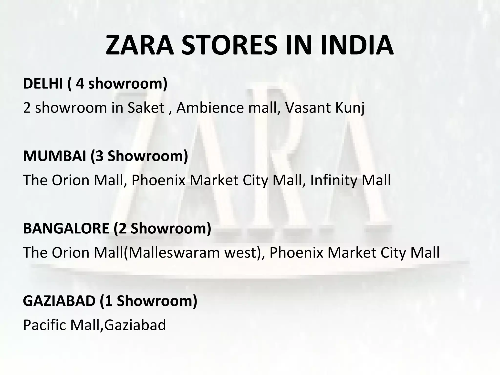 Zara ppt | PPT