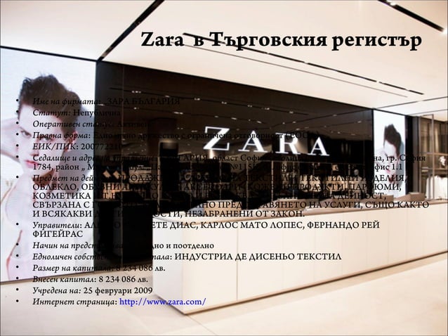 Zara presentation | PPT