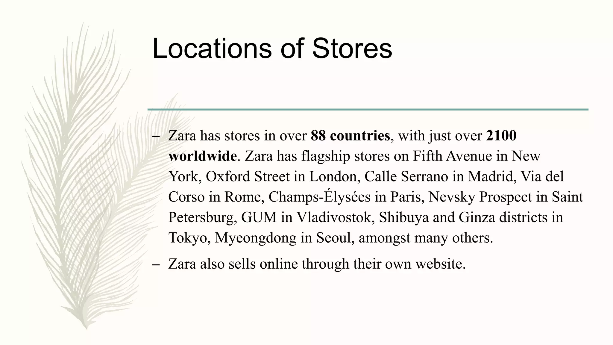 Zara presentation | PPTX