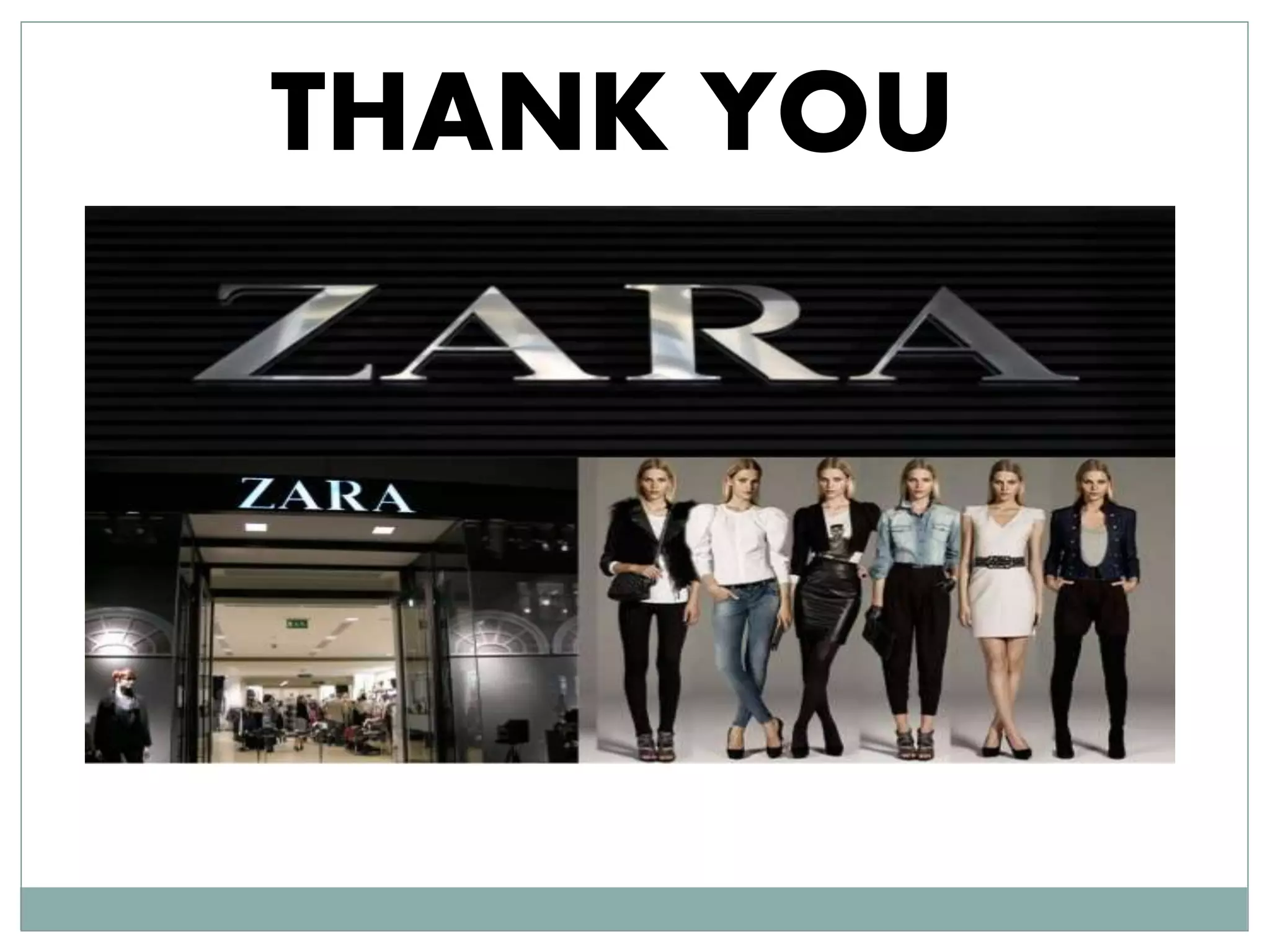 ZARA Business Advertisement Analysis | PPTX