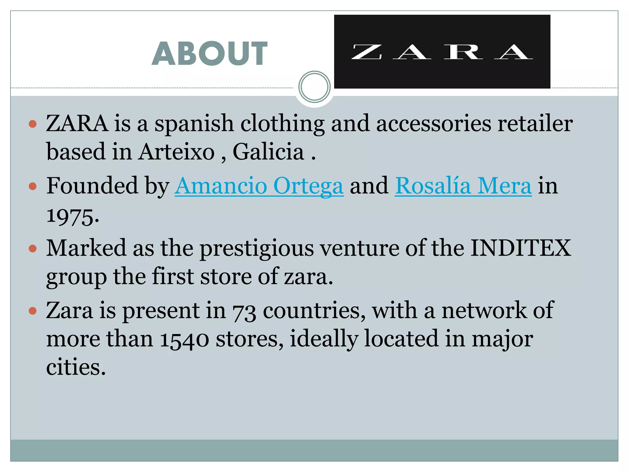 ZARA Business Advertisement Analysis | PPTX
