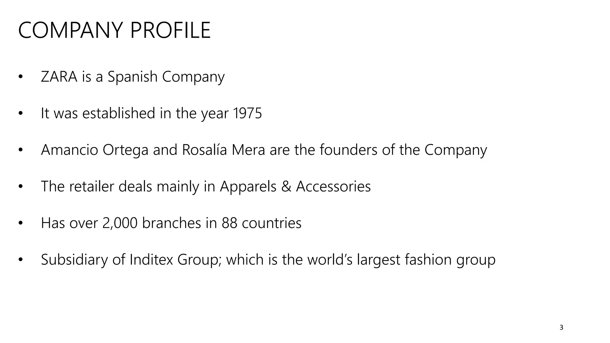 Zara store design | PPTX