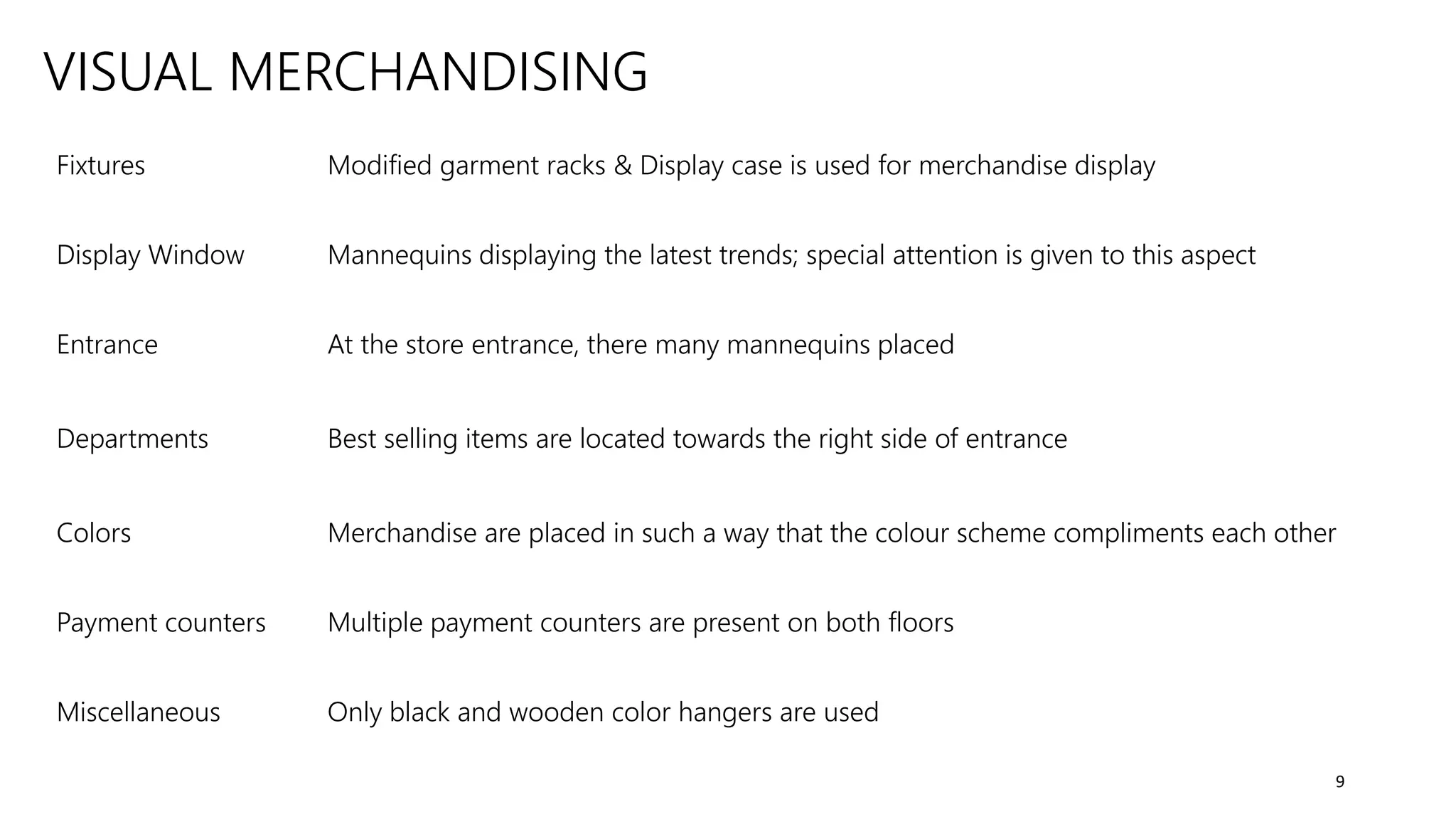 Zara store design | PPTX