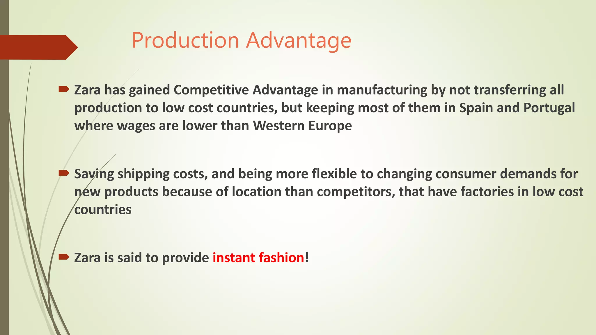 Zara Case Study (Value Chain Management) | PPTX