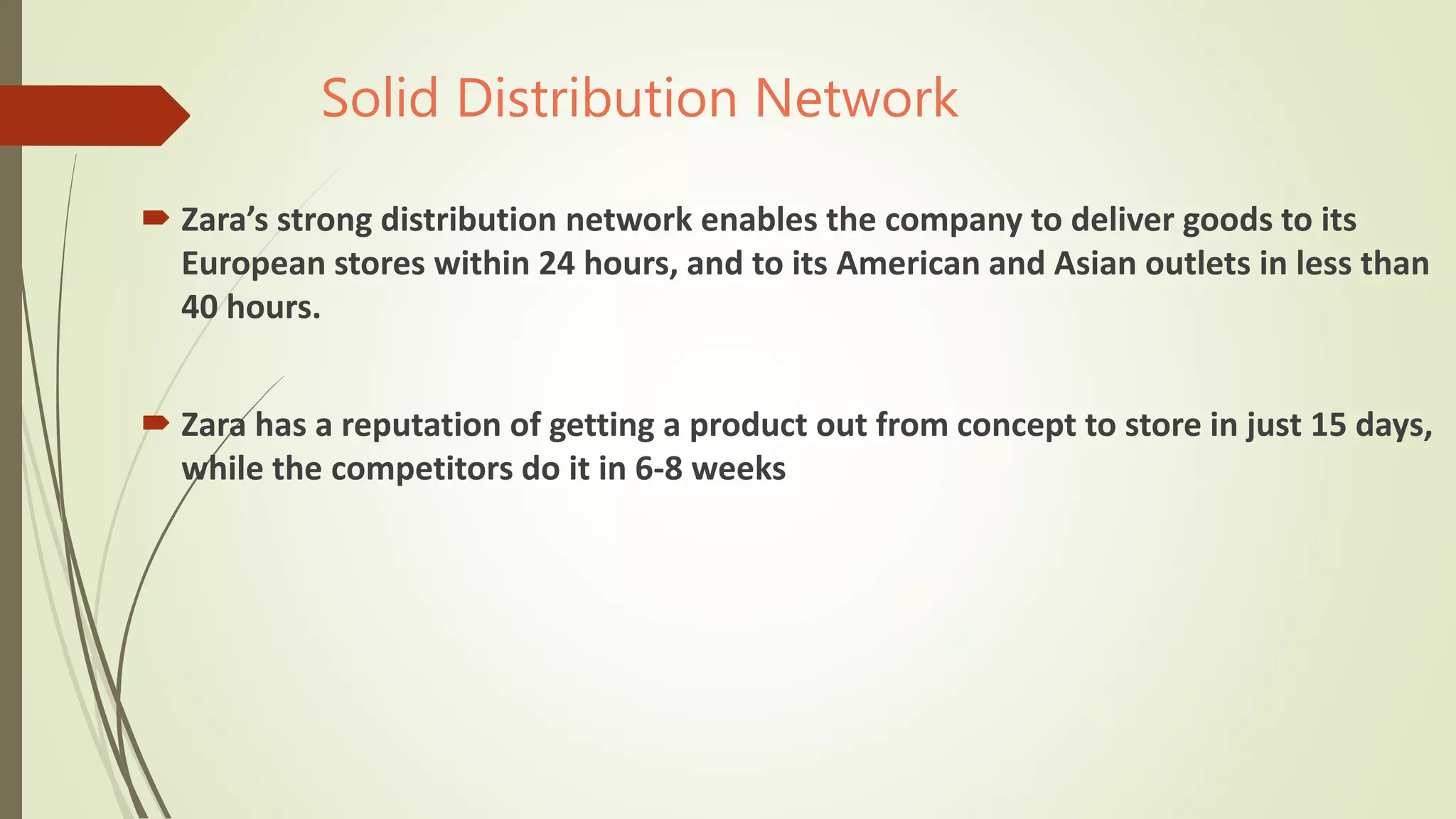 Zara Case Study (Value Chain Management) | PPTX