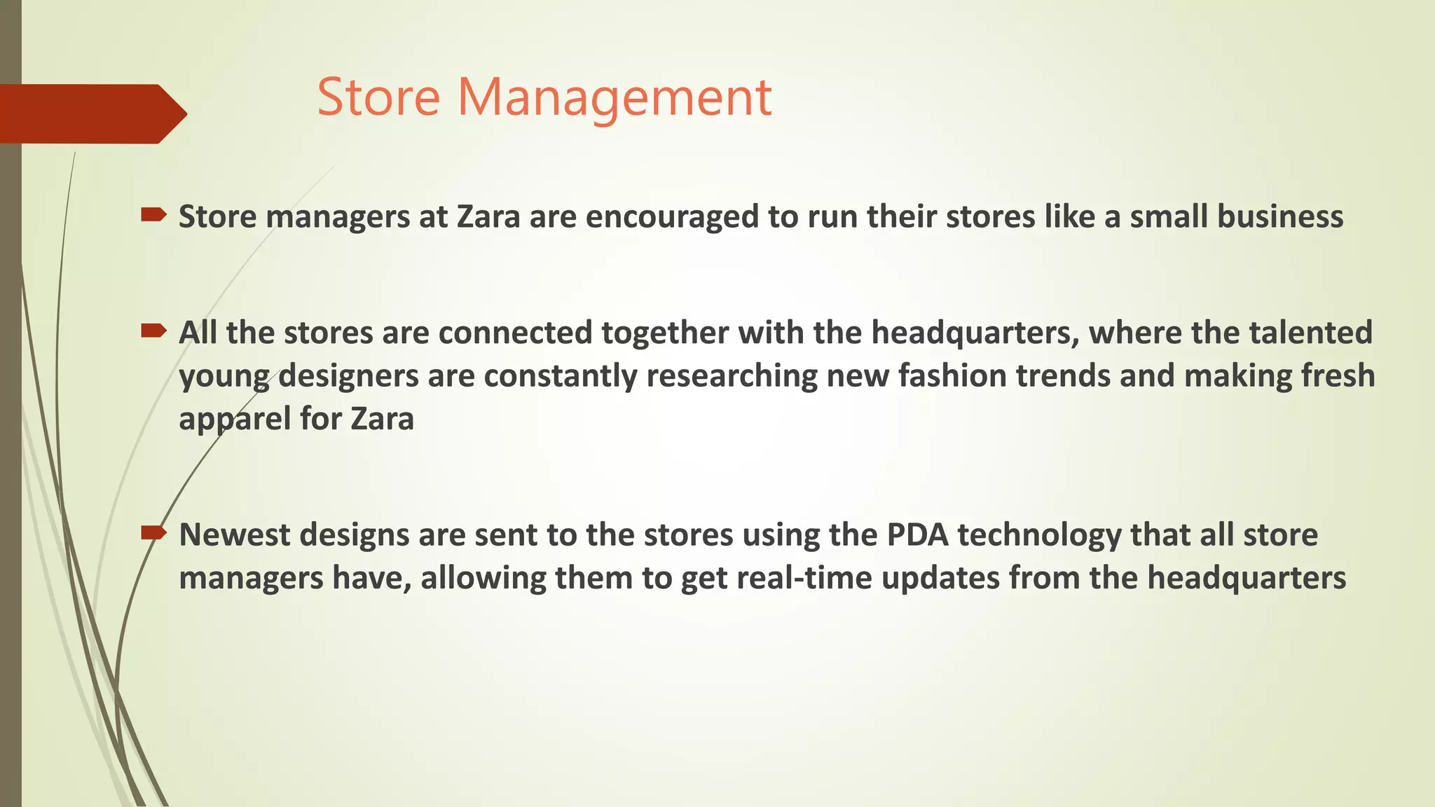 Zara Case Study (Value Chain Management) | PPTX