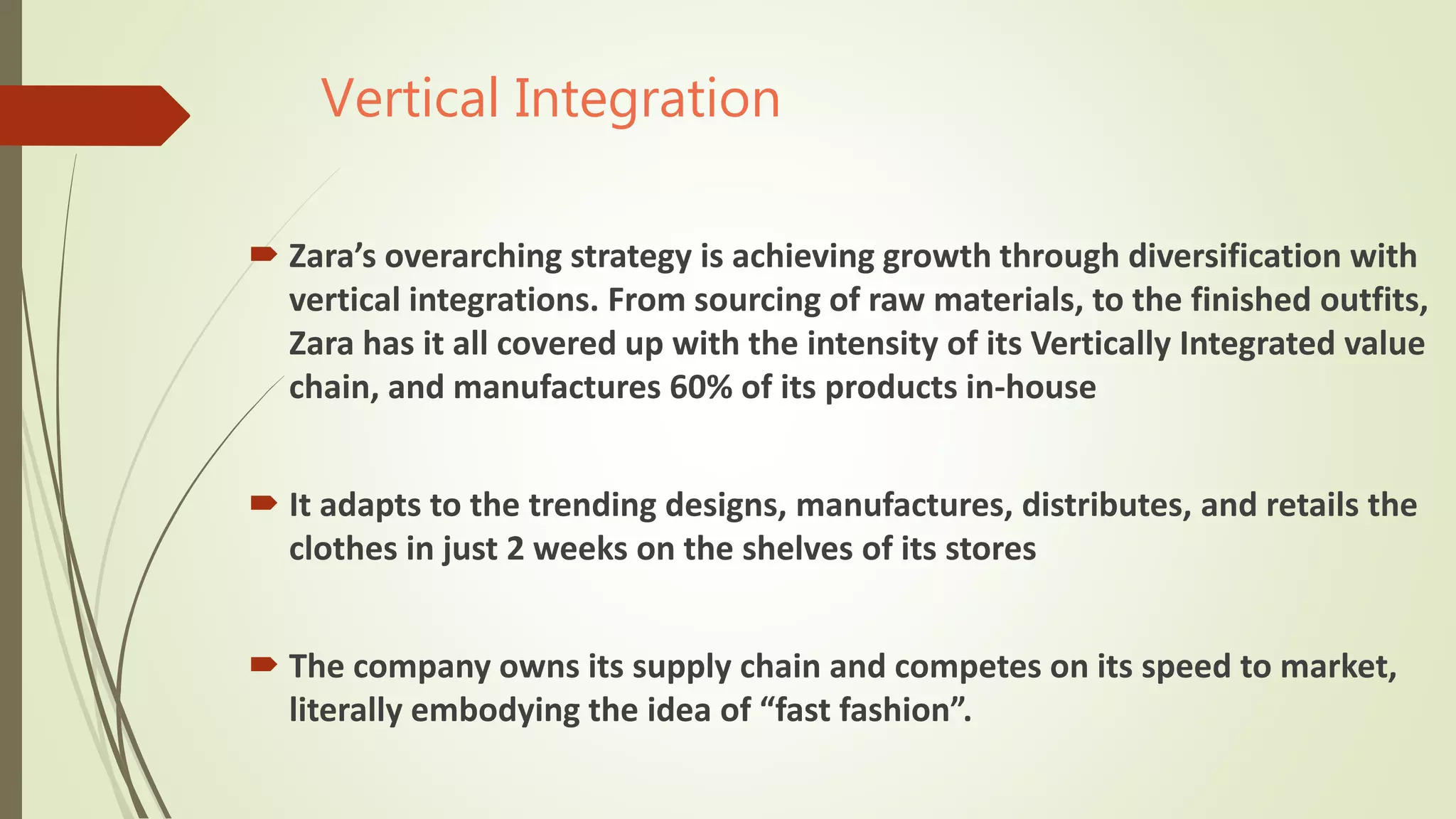 Zara Case Study (Value Chain Management) | PPTX