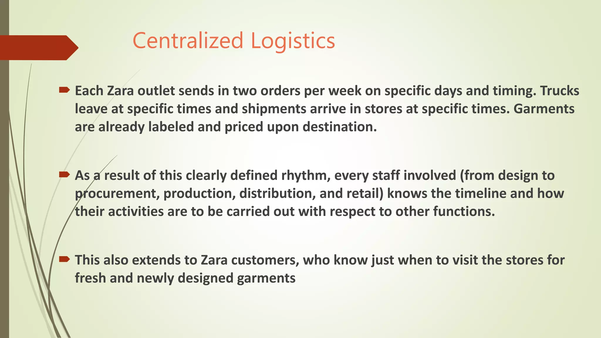 Zara Case Study (Value Chain Management) | PPTX