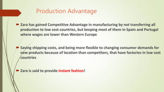 Zara Case Study (Value Chain Management) | PPTX