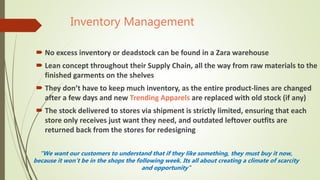 Zara Case Study (Value Chain Management) | PPTX