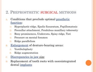 improvingdenture bearing foundation | PPTX