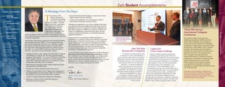 Zarb Newsletter Fall 2013 | PPT