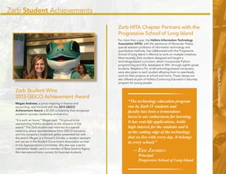 Zarb Newsletter Spring 2014 | PPT