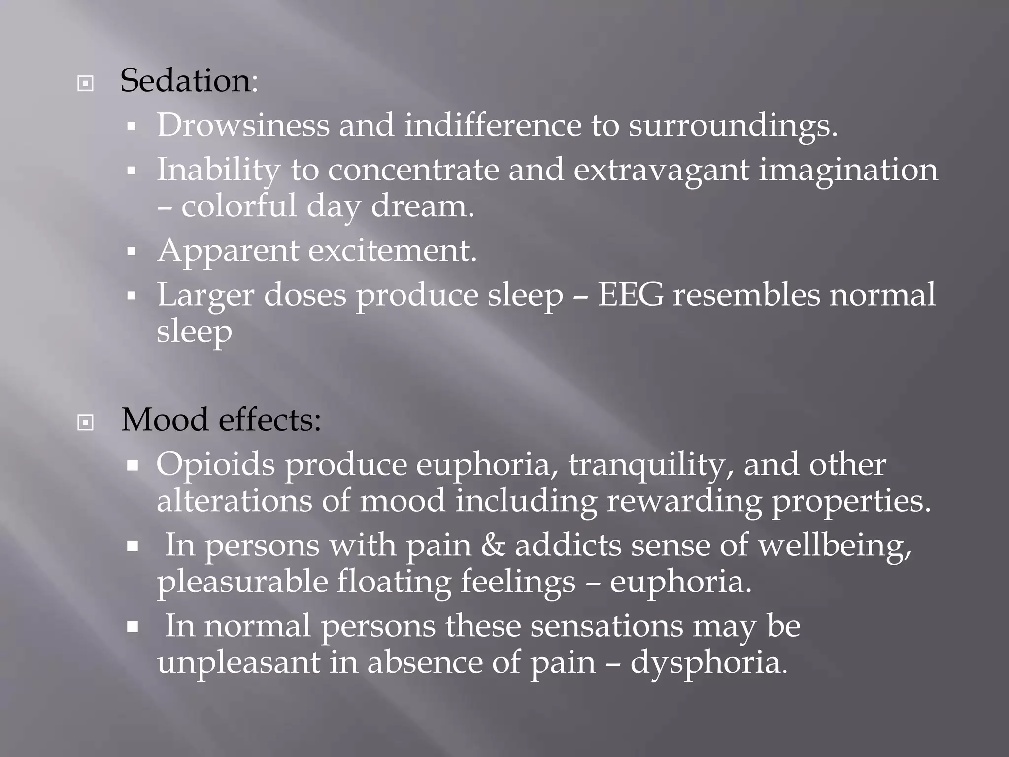 Opioids & Their Use in Anaesthesia | PPTX