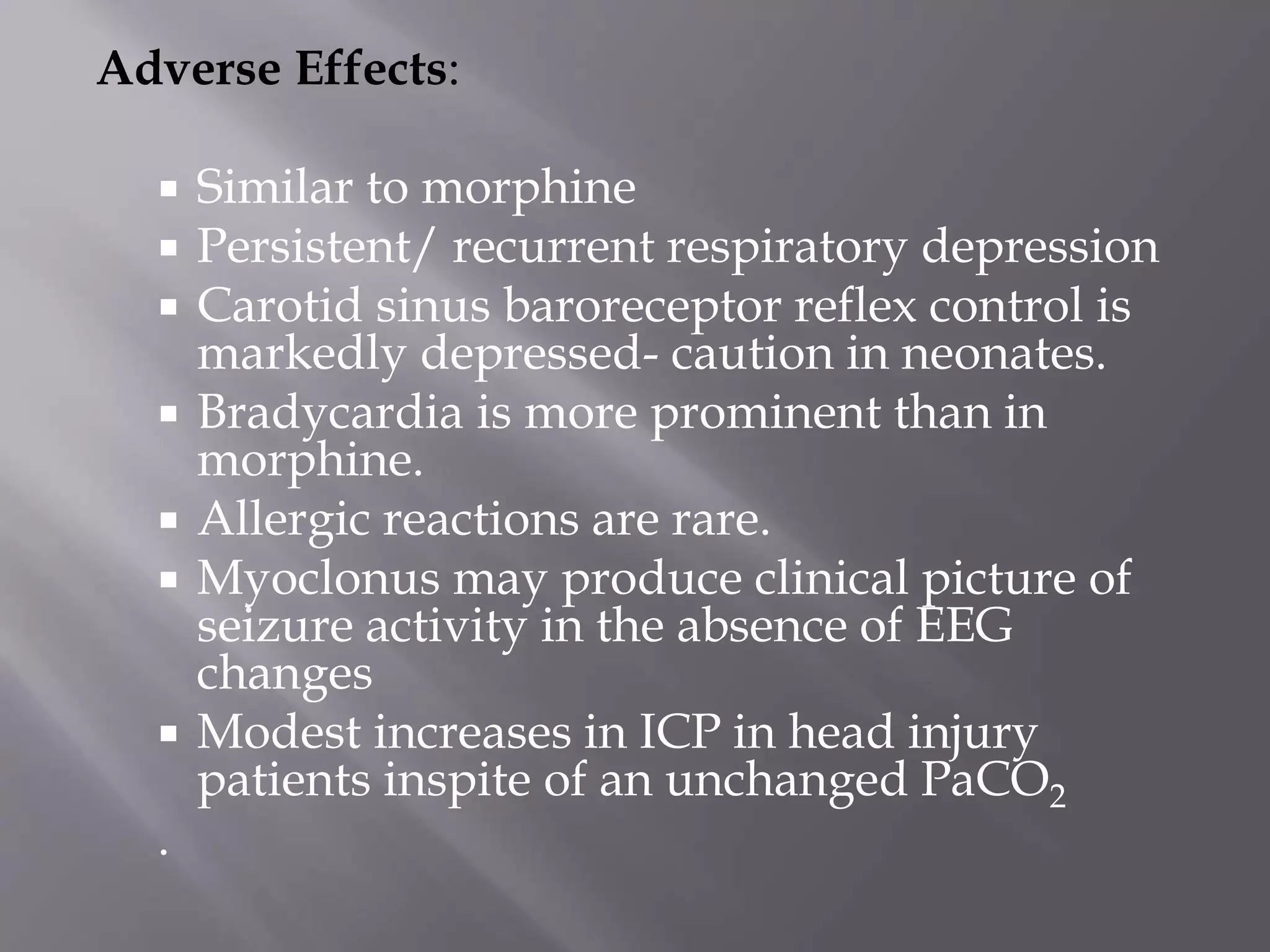 Opioids & Their Use in Anaesthesia | PPTX