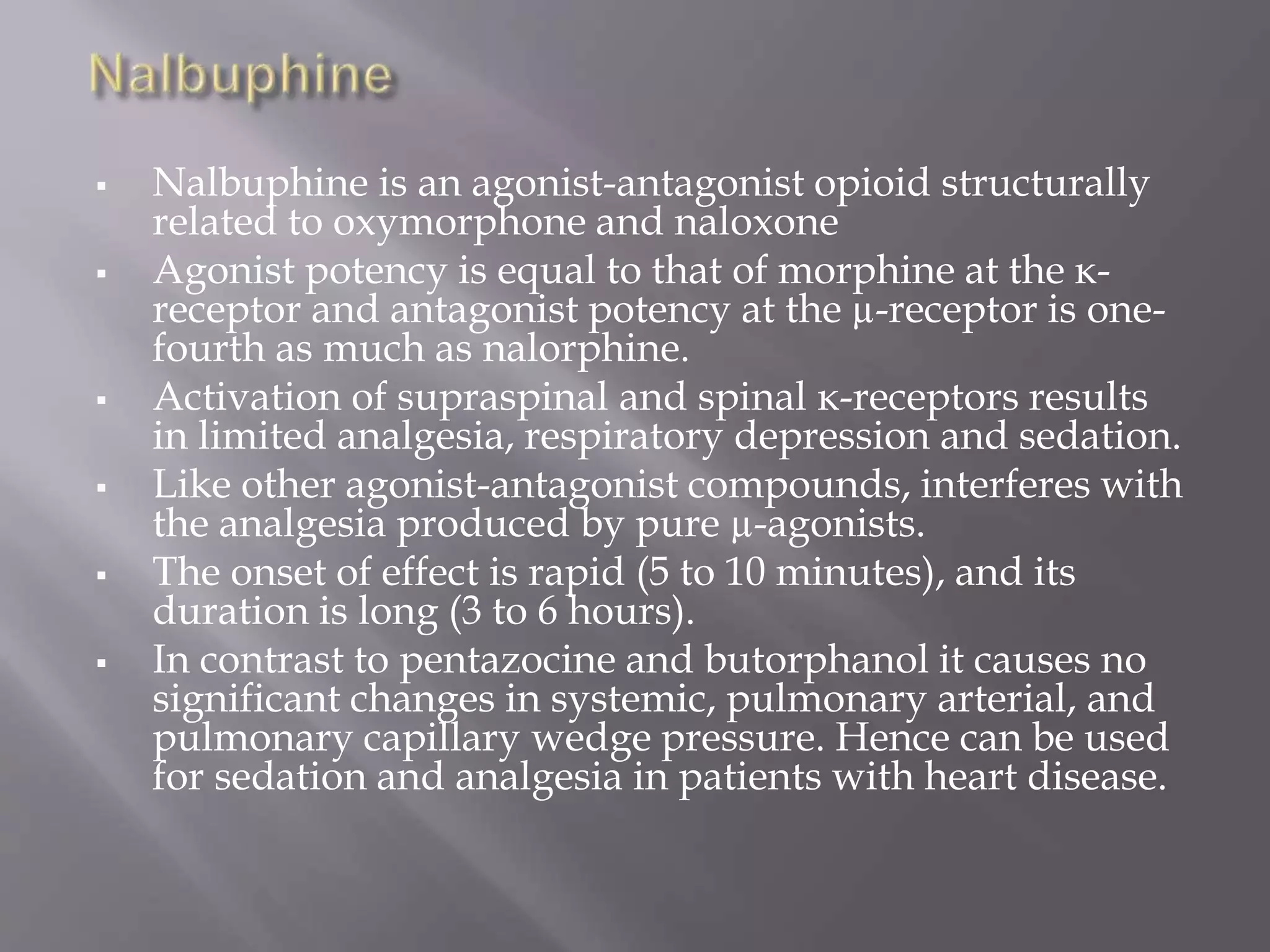 Opioids & Their Use in Anaesthesia | PPTX