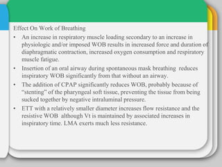 Compliance Resistance & Work Of Breathing | PPT
