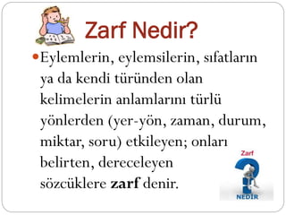 Zarf(beli̇rteç) | PPTX