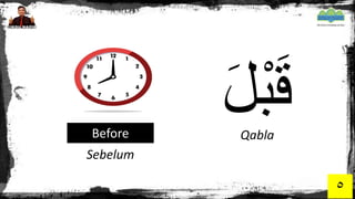 (Zarfuzzaman) ظرف الزمان Kata Keterangan Masa - Adverb of Time (Bahasa ...