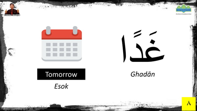 (Zarfuzzaman) ظرف الزمان Kata Keterangan Masa - Adverb of Time (Bahasa ...