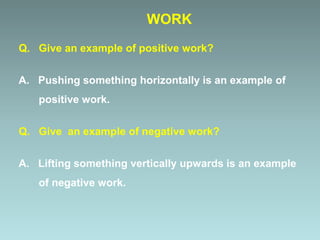 Work Power and Energy | PPT