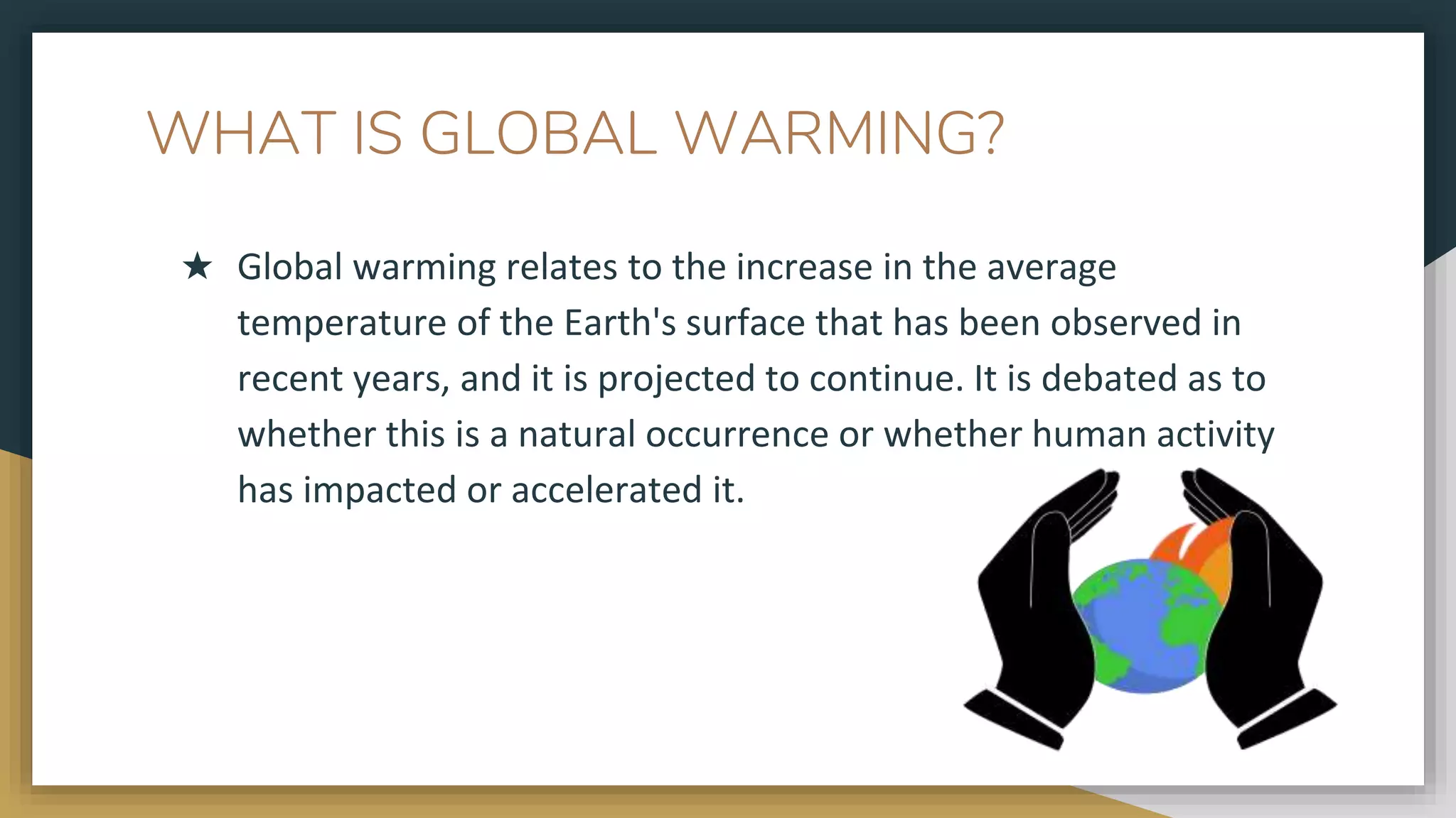 Global warming ppt for class 7th | PPTX