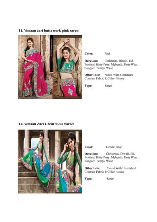 Heustyle Cream Zari Saree | PDF