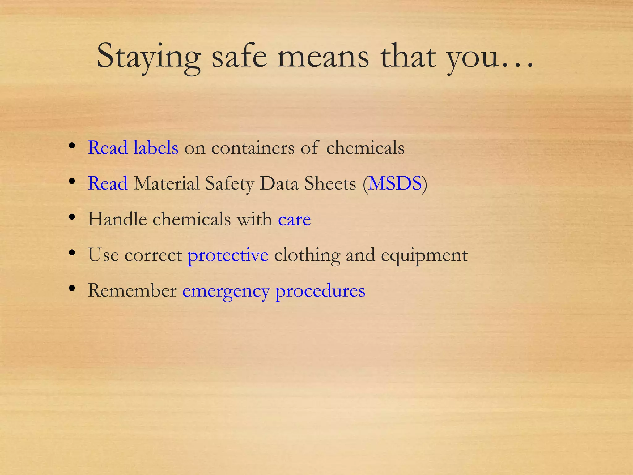 General Laboratory Safety Training | PPT