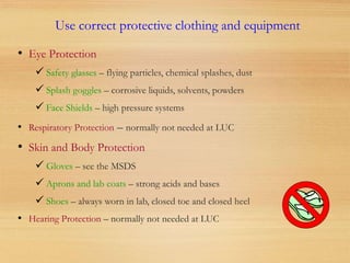 General Laboratory Safety Training | PPT