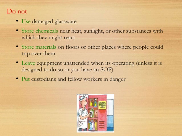 General Laboratory Safety Training | PPT | First Aid | Injuries