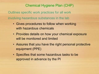 General Laboratory Safety Training | PPT