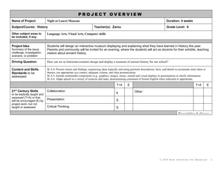 Night at Laurel Museum | PPT