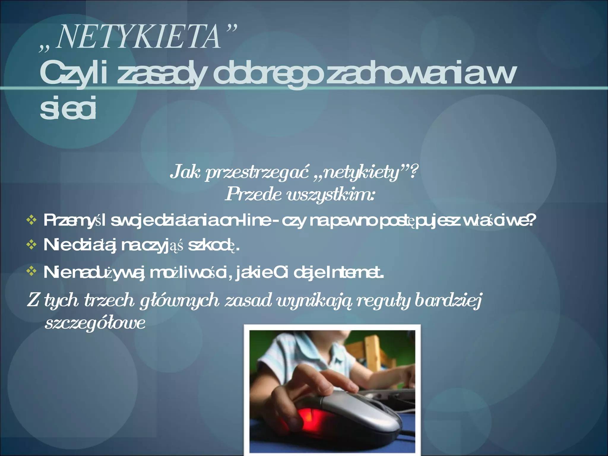 Zasady bezpiecznego Internetu | PPT