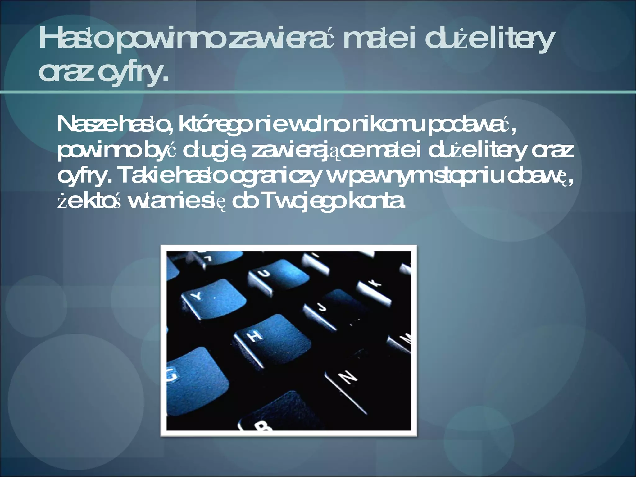 Zasady bezpiecznego Internetu | PPT