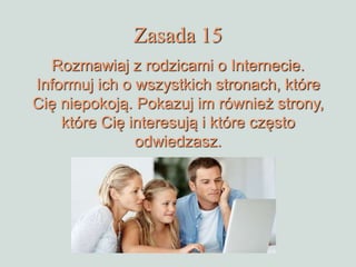 Zasady bezpiecznego korzystania z inyernetu | PPT
