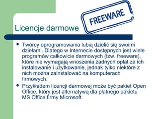 Zasady korzystania z programów komputerowych | PPT