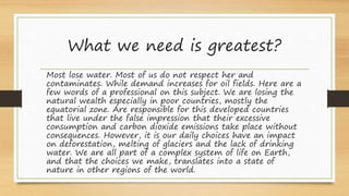 SAVE NATURAL RESOURCES | PPTX