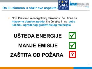 Zaštita od pozara - Iskustva u primeni materijala | PDF