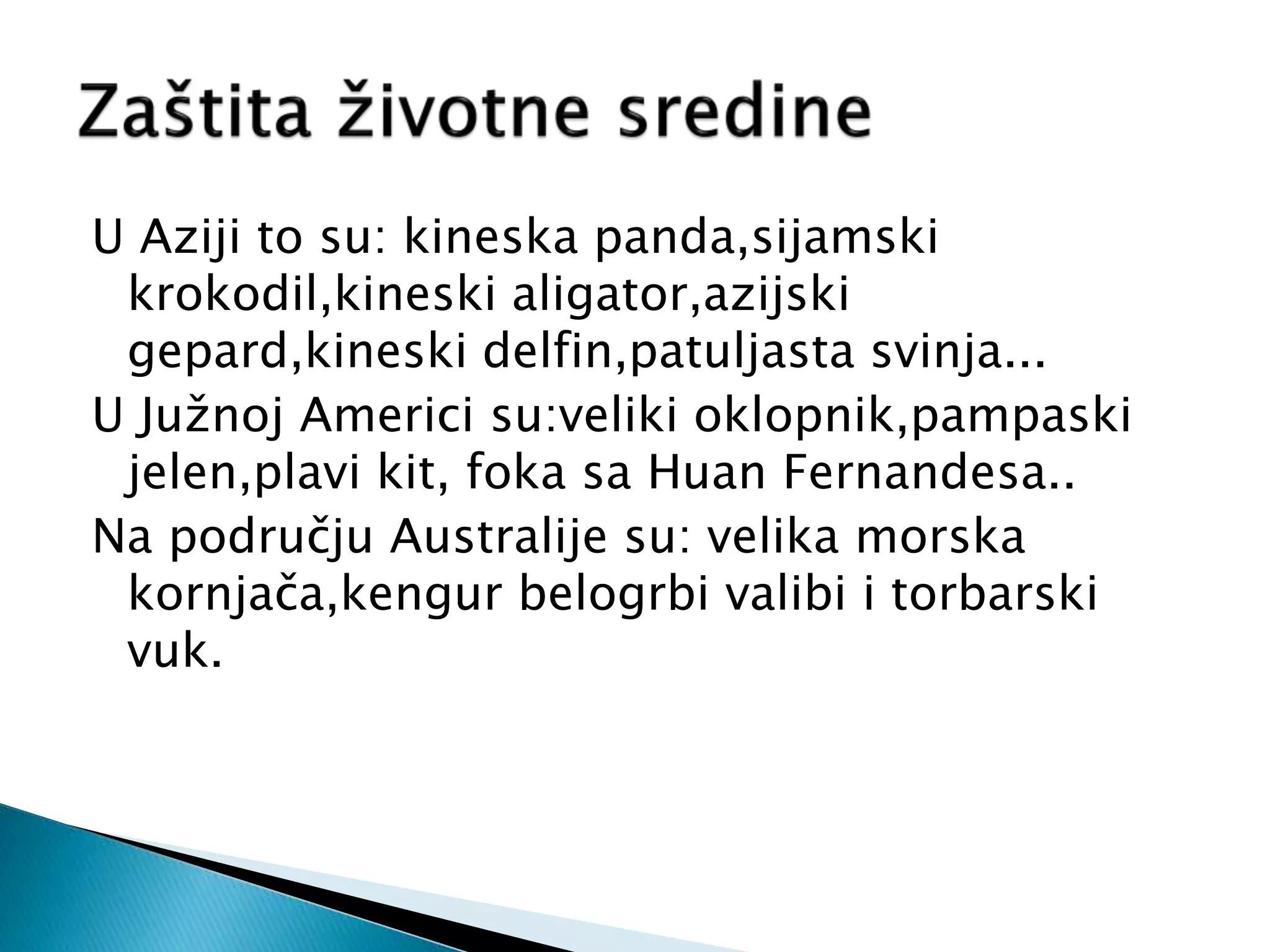 Zastita zivotne sredine | PPTX
