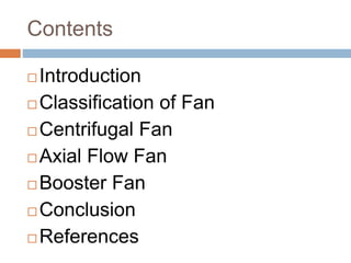 Mine fan | PPTX