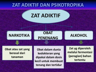 Zat Adiktif dan Psikotropika | PPTX