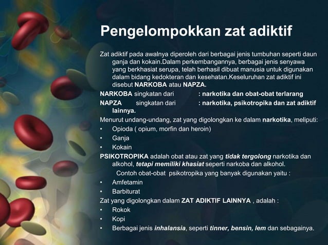 Zat adiktif dan psikotropika tugas kel. ipa 2 | PPTX