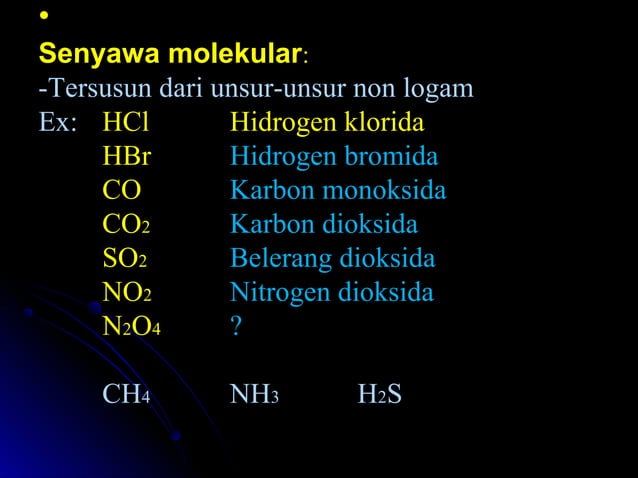 Zat, campuran, unsur dan senyawa | PPT