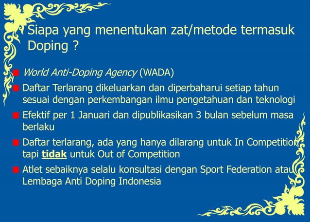 Zat dan metode terlarang linda rosalina apt | PDF