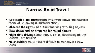 2017 STS - GREAT DRIVER TALENT REQUIRES GREAT DRIVER MANAGEMENT | PPT