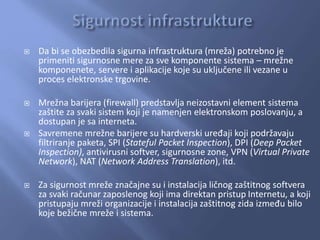 Zaštita i sigurnost u elektronskom poslovanju | PPTX