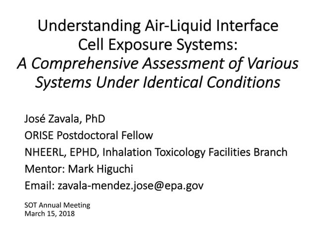 Understanding Air-Liquid Interface Cell Exposure Systems: A ...
