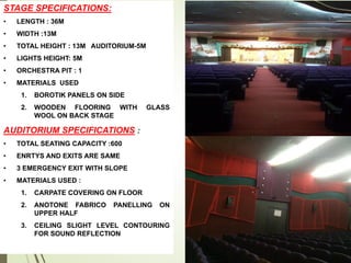 Zaverben popatlal sabhagraha, ghatkopar - ACOUSTICS - AUDITORIUM ...
