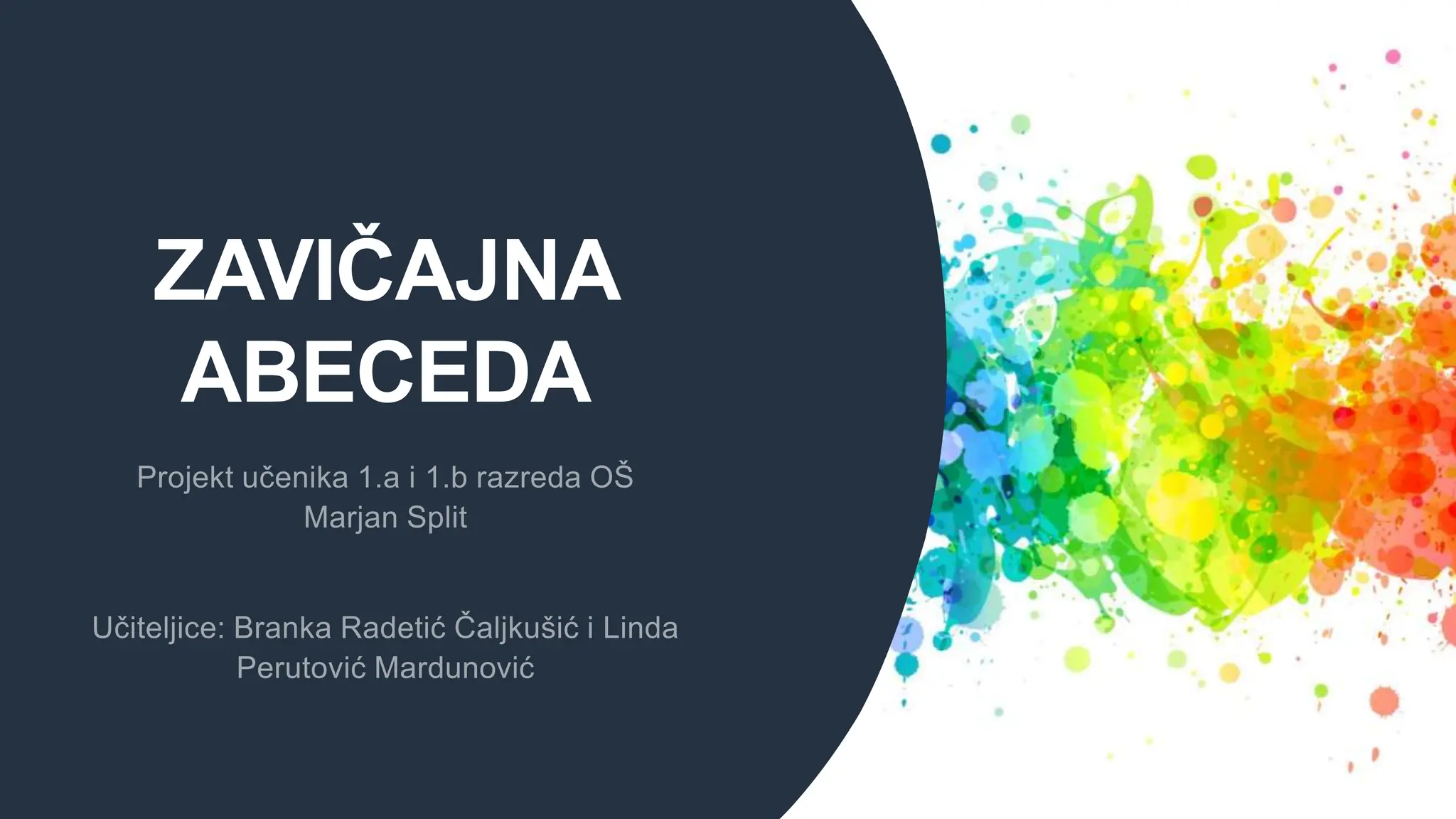 ZAVIČAJNA ABECEDA - projekt prvih razreda OŠ Marjan | PPT