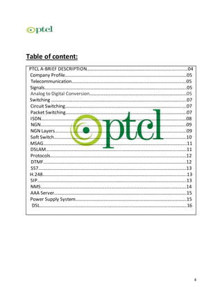 PTCL Internship Report | PDF